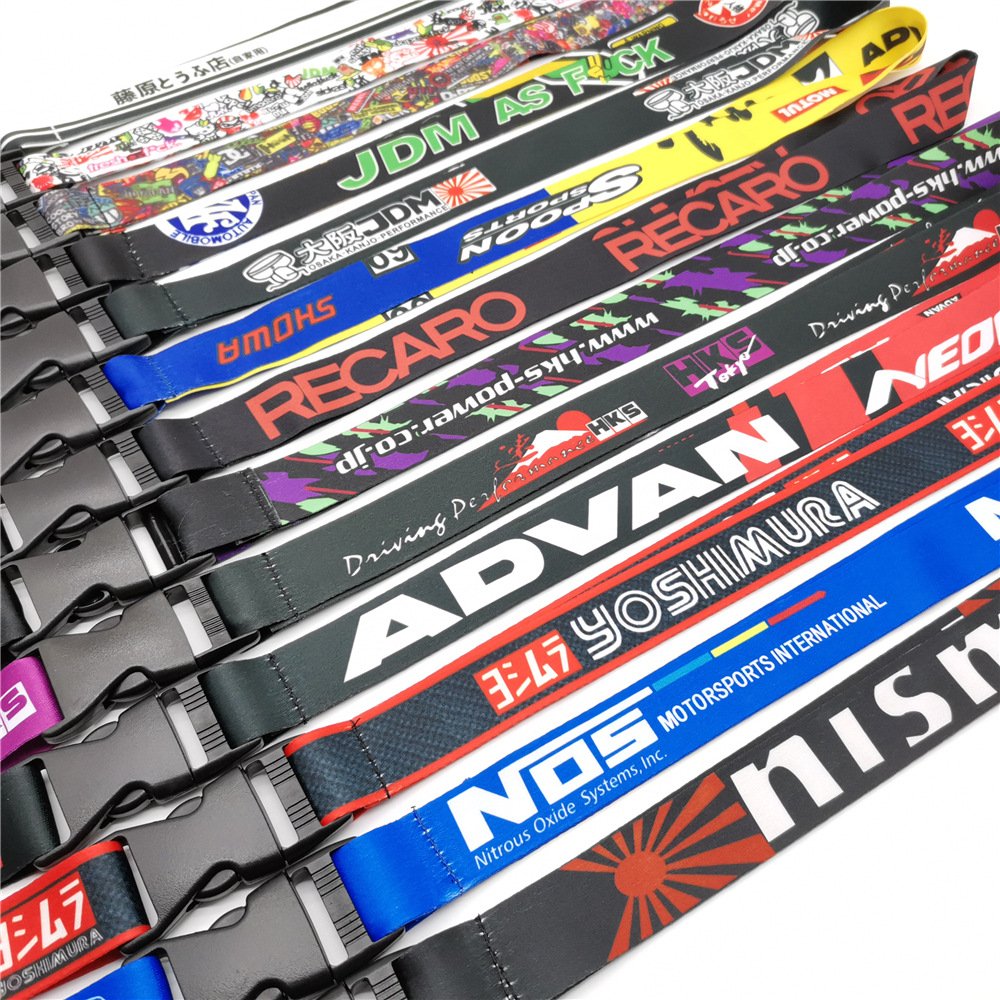 Custom Logo Crossbody Neck Car Lanyard